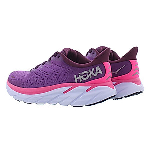 HOKA ONE ONE Clifton 8 Womens Shoes Size 7, Color: Grape Wine/Beautyberry