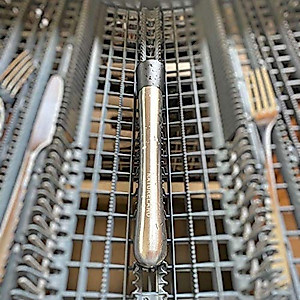 NATURELAND Stainless Steel Cocktail Muddler and Mixing Spoon Home Bar Tool Set - Create Delicious Mojitos and Other Fruit Based Drinks (8" Muddler)