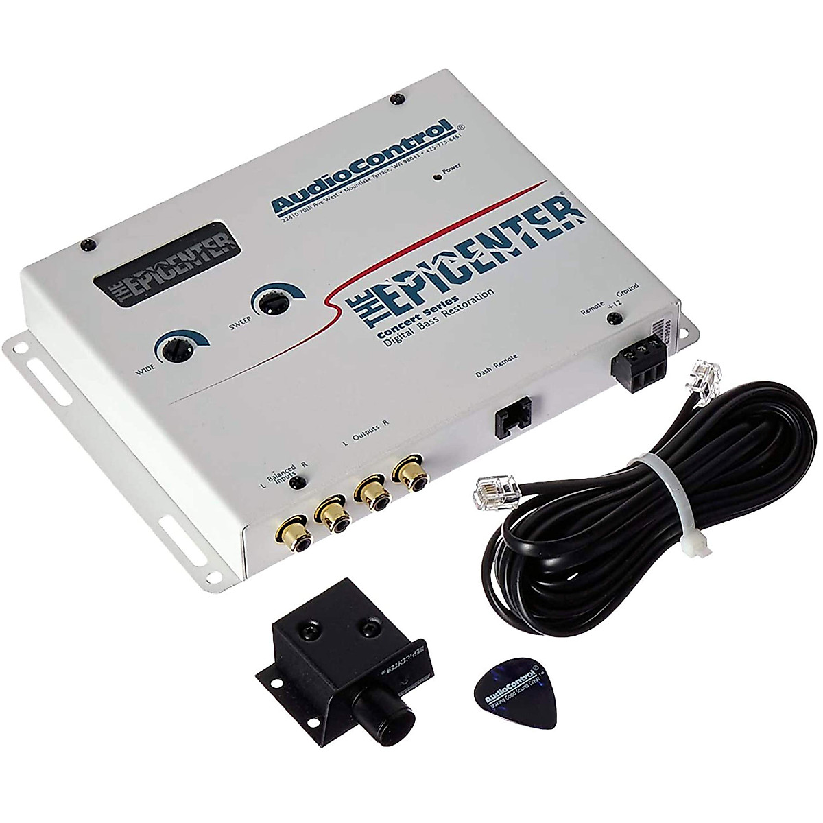 AudioControl The Epicenter Bass Booster Expander & Bass Restoration Processor with Remote (White)