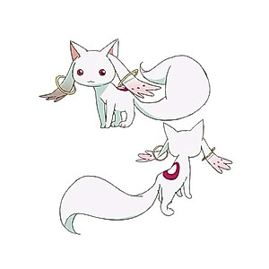 lsradu LSLSYR Anime Magi Madoka Magica Kyubey Plush Toy Doll Cosplay Cute 21cm Stuffed Doll