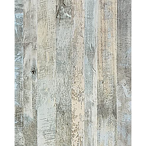 Wood Contact Paper Wood Shiplap Wallpaper Peel and Stick Wood Wallpaper Wood Grain Contact Paper for Cabinets Self-Adhesive Removable Wallpaper Wood Plank Wallpaper Rustic Wood Panel 15.7“ × 78.7“