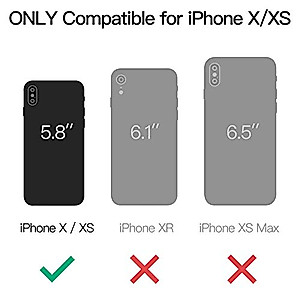 ZVastt iPhone X Case, iPhone Xs Case Liquid Silicone Gel Rubber Slim Phone Case Soft Anti-Scratch Durable Microfiber Lining Full Body Shockproof Protective Cover for iPhone Xs/X 5.8", Forest Green