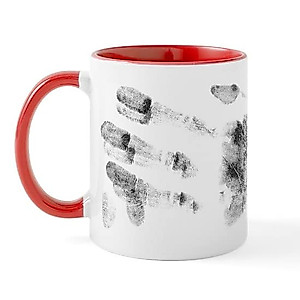 CafePress Hand Print Mug Ceramic Coffee Mug, Tea Cup 11 oz