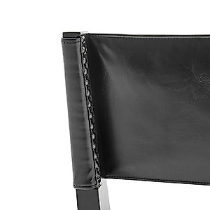 New Pacific Direct Kylo Dining Side Chair, Black/Meridien Gray