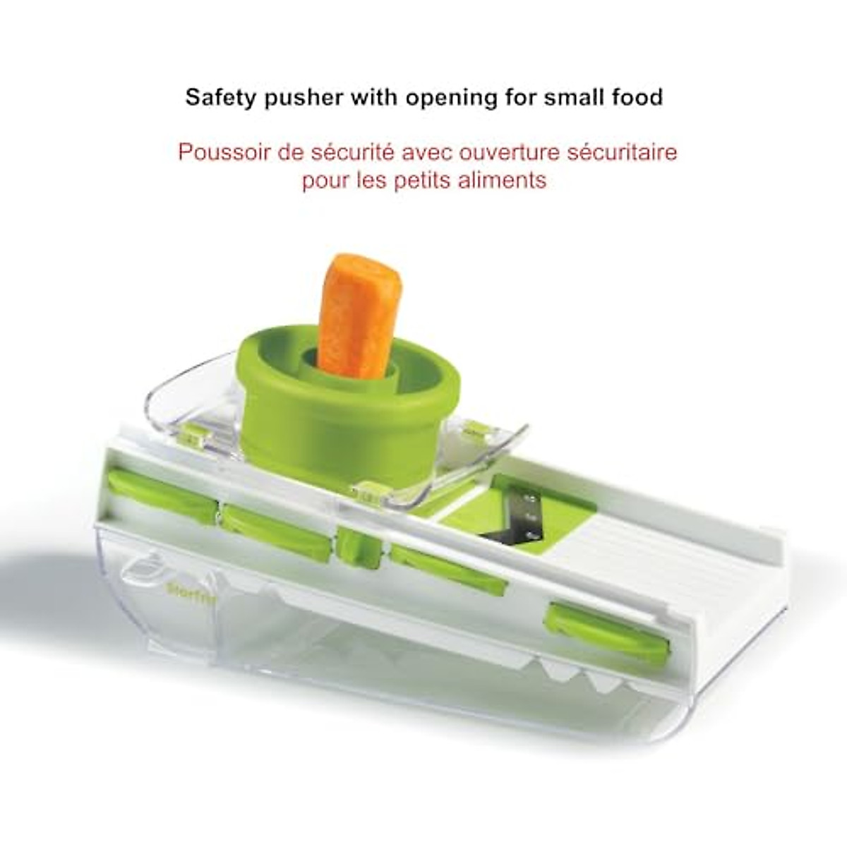 Starfrit Easy Mandoline Slicer/Chopper w/5 blades 093087-006-NEW1