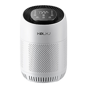 KQLKJ Air Purifiers for Home Room Up to 1076ft², Air Cleaner for 99.99% of Odor, Pollen, Smoke, Dust, Dander, Air Quality, Temperature & Humidity Display, Timer, AUTO Mode, Sleep Mode