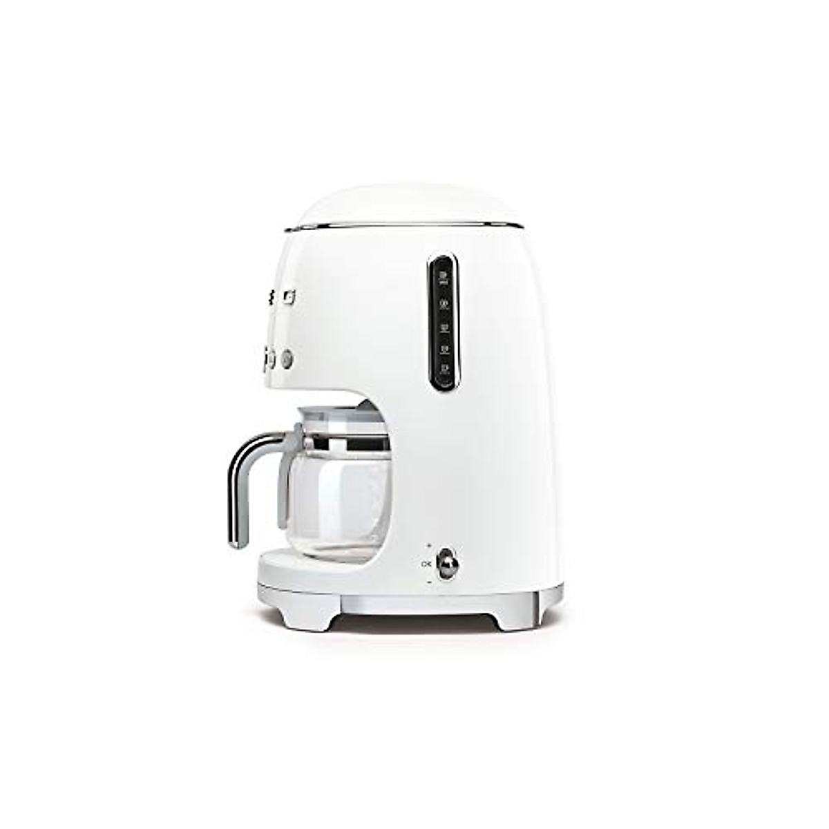 Smeg 50's Retro Style Aesthetic Drip Coffee Machine, White