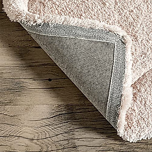 nuLOOM Shaggy Elsie Area Rug, 7' 6" x 9' 6", Pink