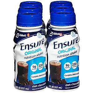 Ensure Original Nutrition Shake Dark Chocolate - 6 CT (Packaging May Vary)