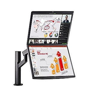 LG 27QP88D-B2 Dual 27” QHD (2560 x 1440) IPS Monitor with Ergo Stand, Daisy Chain via DislayPort, UBS Type-C, Extend/Retract/Swivel/Pivot/Tilt Adjustable