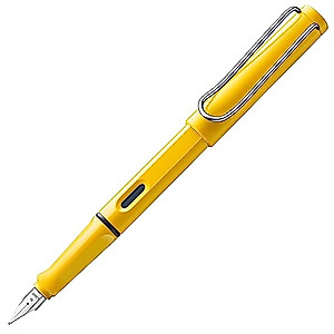 Lamy Safari Fountain Pen, Yellow Fine Nib (L18F)