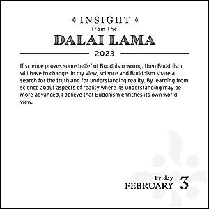 Insight from the Dalai Lama 2023 Day-to-Day Calendar