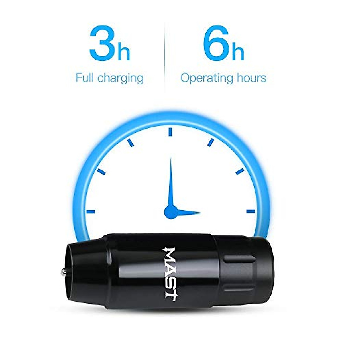 Mast Tour Tattoo Gun Kit, Wireless Rotary Tattoo Pen Machine Kit, 2 Tattoo Batteries Power Supply, 20Pcs Needles, Complete Tattoo Kit