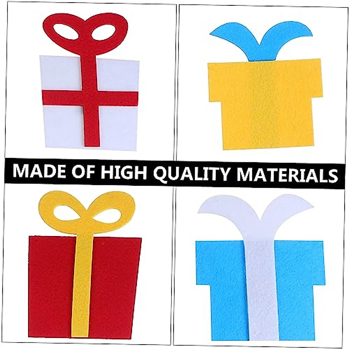 OFFSCH 1 Set Felt Christmas Tree Play Set Christmas Decor Table Top Decor Felt Tree Ornaments Felt Christmas Tree for Toddlers 3D Felt Christmas Tree Xmas Ornament Felt Christmas Tree Set