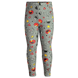 Sesame Street Elmo Big Bird Cookie Monster Toddler Girls T-Shirt and Leggings Outfit Set Red 3T