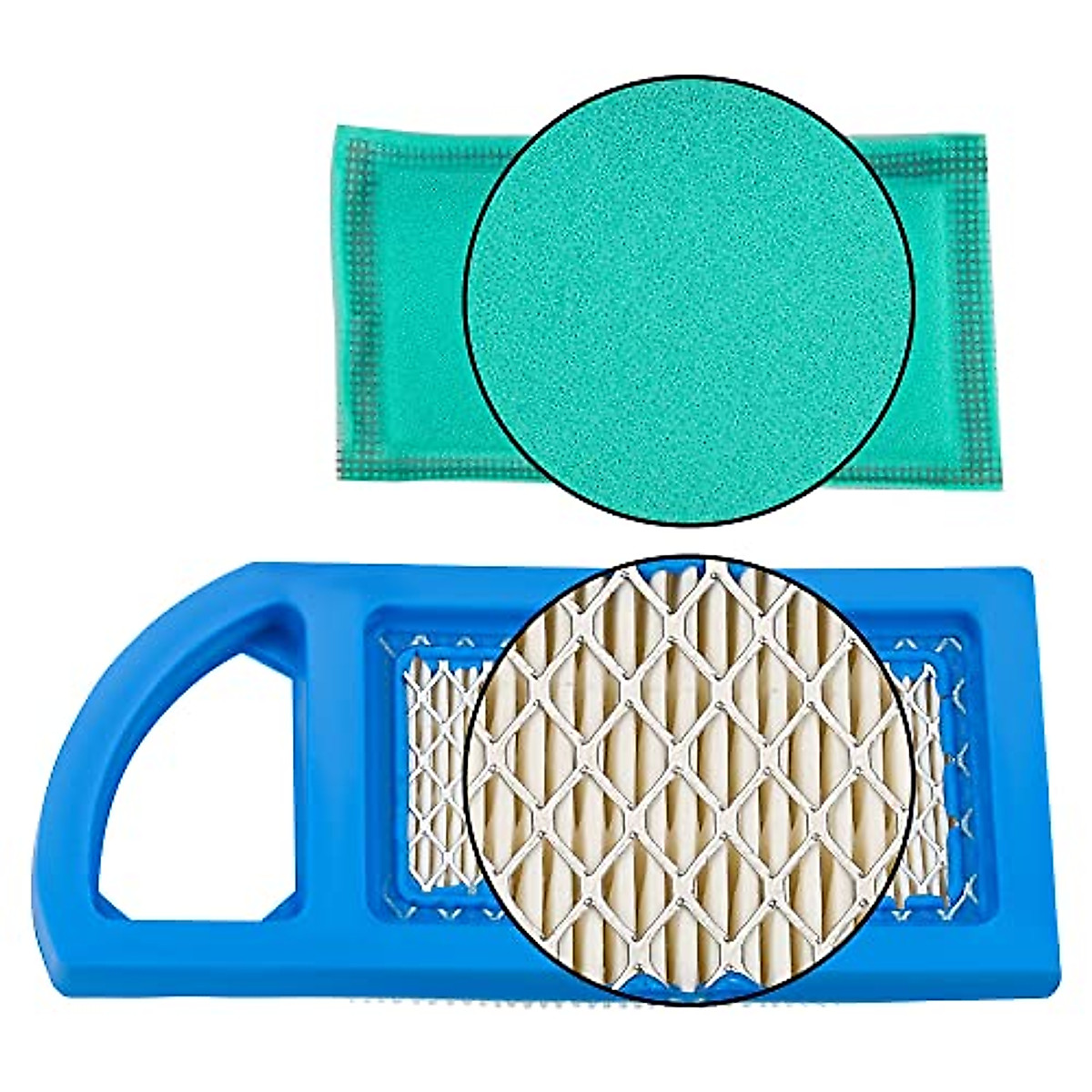Harbot 5079K 794421 797007 698413 Air Filter + 697292 Pre-Filter for 334376 697775 697152 21A902 21A907 21A707 21A807 21A977 21A907 8-13.5 HP AVS Engines with Fuel Filter Spark Plug