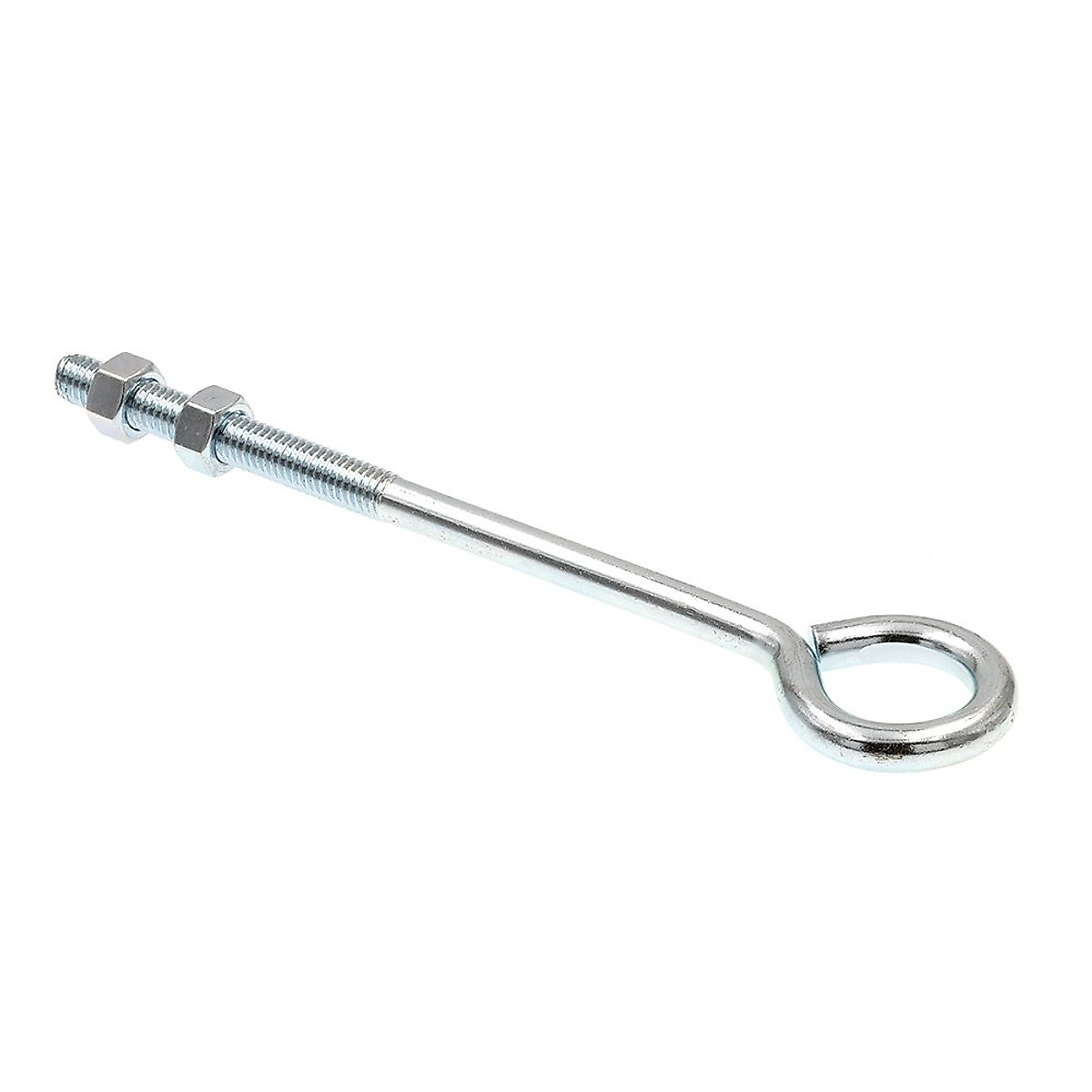 Prime-Line 9066877 Eye Bolts With Nuts, 3/8 In.-16 X 8 In., Zinc Plated Steel (20 Pack)