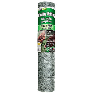YARDGARD 308494B 2 Foot X 150 Foot 2 Inch Mesh Poultry Netting ( Packaging May Vary )