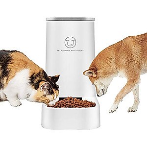 XingCheng-Sport Automatic Pet Feeder Small&Medium Pets Automatic Food Feeder and Waterer Set 3.8L, Travel Supply Feeder and Water Dispenser for Dogs Cats Pets Animals (Food)