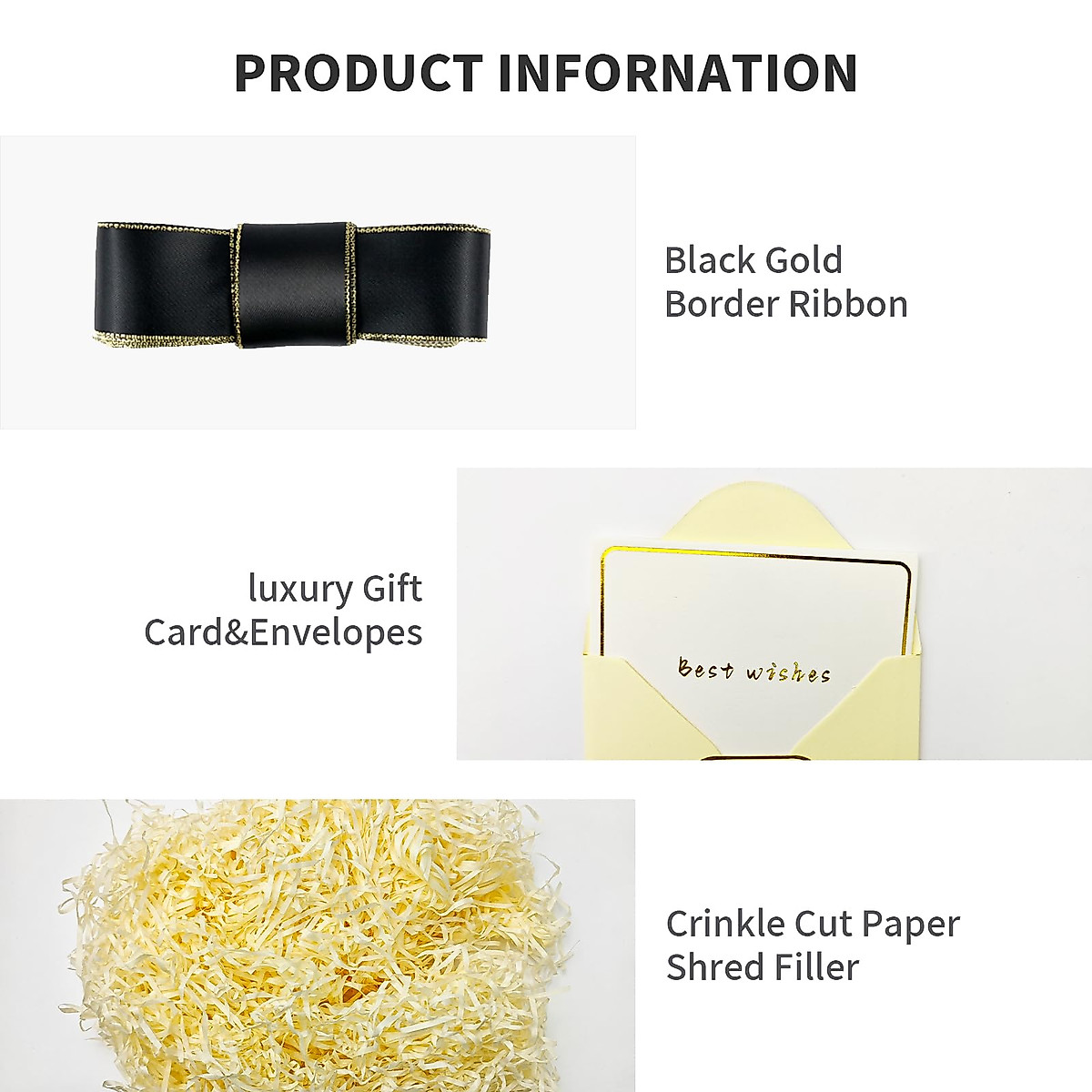 YINUOYOUJIA Large Gift Box 16.5x13x5.5 Inch,Black Boxes for Presents,Present Box,birthday box,Packaging box for Valentine's Day,Mother's Day,Christmas,Anniversarie.