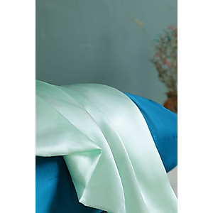 MEILIS 100% Mulberry Toddler Silk Pillow Cases for Kids Solid Printed Hypoallergenic Pillowcase for Kindergarten(14x20inch)