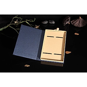 ZGZDFC 2 Pcs Wooden Bookmarks,Painted Craft Bookmarks,Gift Box Set,Ideal Gifts for Friends/Kids/Teacher Present.Natural Wood,Best Gift(MSQ-PGY)