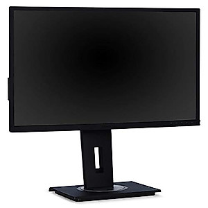 ViewSonic VG2448 24 Inch IPS 1080p Ergonomic Monitor with HDMI DisplayPort USB and 40 Degree Tilt for Home and Office, Black (Renewed)