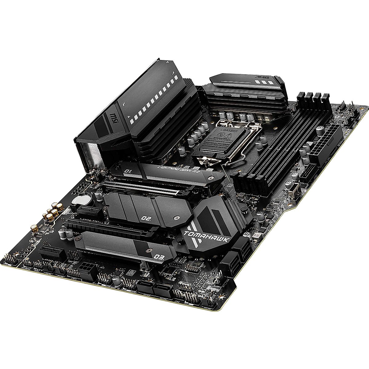 MSI MAG Z590 Tomahawk WiFi Computer Gaming Motherboard (ATX, 11th/10th Gen Intel Core, LGA 1200 Socket, DDR4, PCIe 4, CFX, M.2 Slots, USB 3.2 Gen 2, Wi-Fi 6E) Intel PC Motherboards (Renewed)
