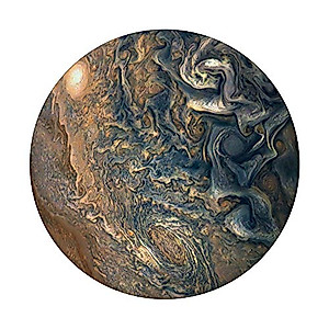 Planet Jupiter Atmosphere Clouds Colorful Pattern Telescope PopSockets PopGrip: Swappable Grip for Phones & Tablets