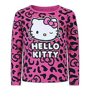 Hello Kitty Sanrio Girls 3 Pack Long Sleeve Shirt for Infant, Toddler, Little and Big Girls Multi-Color