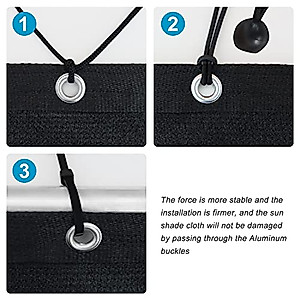 Artpuch Pergola Shade Cover 10'X12'FT Outdoor Sun Shade Cloth with Grommets Shade Tarp for Patio, Carport, Backyard