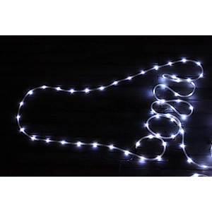 Ntsevsun Solar Rope Lights Outdoor, Waterproof 50 LED Solar String Light, Decoration Light for Outdoor,Garden,Gate,Patio,Yard,Lawn,Home,Wedding,Christmas Party (White) Pack of 2