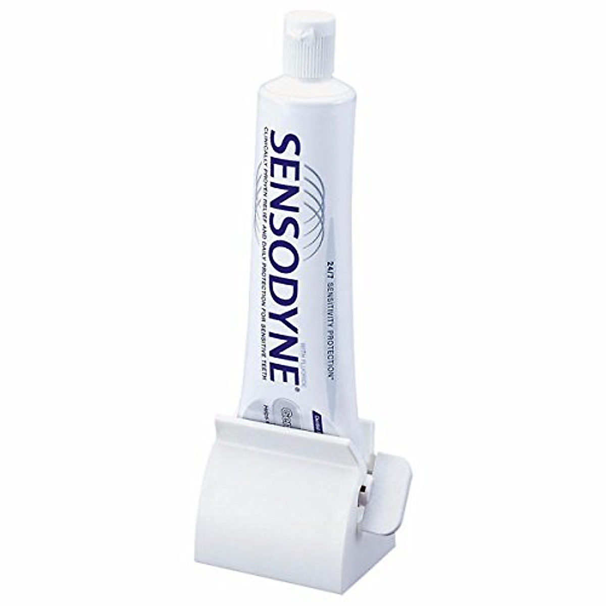 GGGarden BX-924 Anya ABS Creative Bathroom Toothpaste Tube Squeezer Multifunction Tube Dispenser - Purplish Red