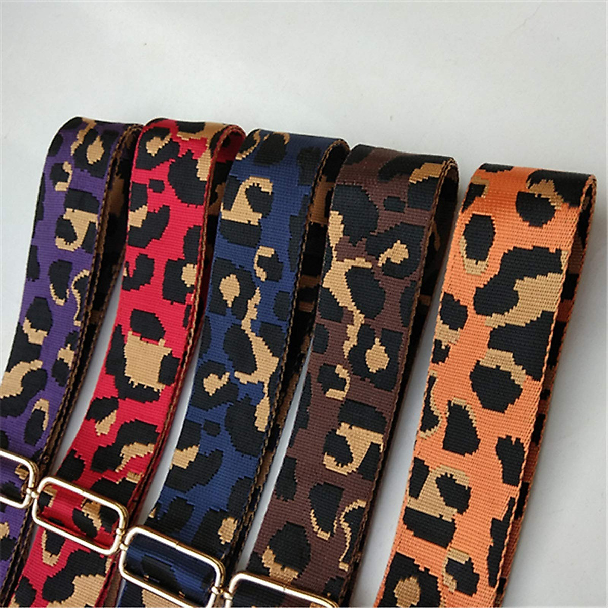 Beacone Wide Leopard Purse Strap Replacement Adjustable Crossbody Shoulder Bag Handbag Strap Belt