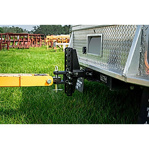 BulletProof Hitches™ 2-Tang Clevis with 1" Pin for Towing with Drawbar Systems, Pintle Systems, Farm Equipment (Rated 20,000 lbs)