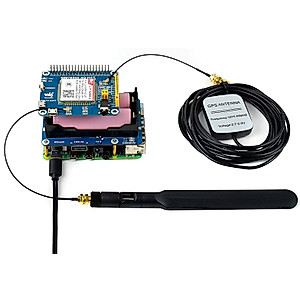 Uninterruptible Power Supply UPS HAT for Raspberry Pi Series Boards(Raspberry Pi 4 Model B/3B+/3B) Charge and Power Output at The Same Time,Multi Battery Protection Circuits