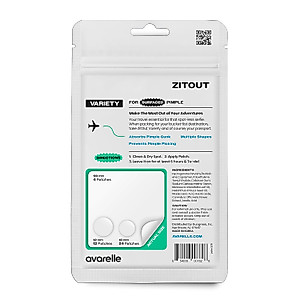 Avarelle Acne Pimple Patch (40 Count) Absorbing Hydrocolloid Spot Treatment with Tea Tree Oil, Calendula Oil and Cica, Certified Vegan, Cruelty Free (VARIETY / 40 COUNT)