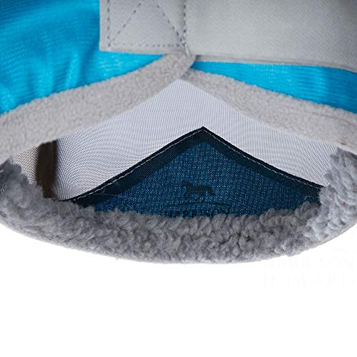 Harrison Howard CareMaster Pro Luminous Horse Fly Mask Full Face Standard with Nose No Ears Voodoo Blue M Cob