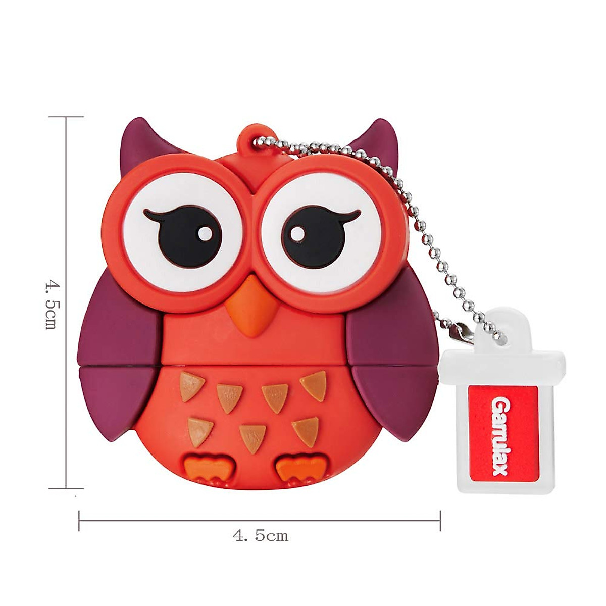 GARRULAX USB Flash Drive, 8GB / 16GB / 32GB USB2.0 Cute Animal USB Memory Stick Date Storage Pendrive Thumb Drives for Kids Children Collegue Student(64GB, Owl)