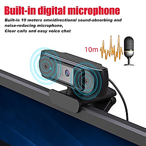 S2 Full HD Webcam 5 Million AF Camera 360 rotatable ABS Digital web cam Support 1080P 720P for Video Conferencing and Android Smart TV