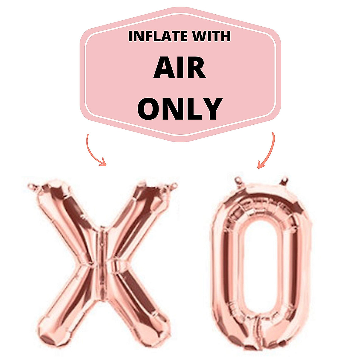 Hot Pink Heart Balloons 15 PACK - Valentines Day Heart Shaped Balloons - Mylar Pink Red Rose Gold Foil Decorations