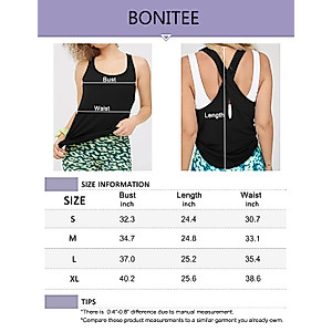 2024 Womens Workout Tops Racerback Tank Athletic Yoga Gym Open Back Running Tank Top Sports Tennis Shirt White X-Large