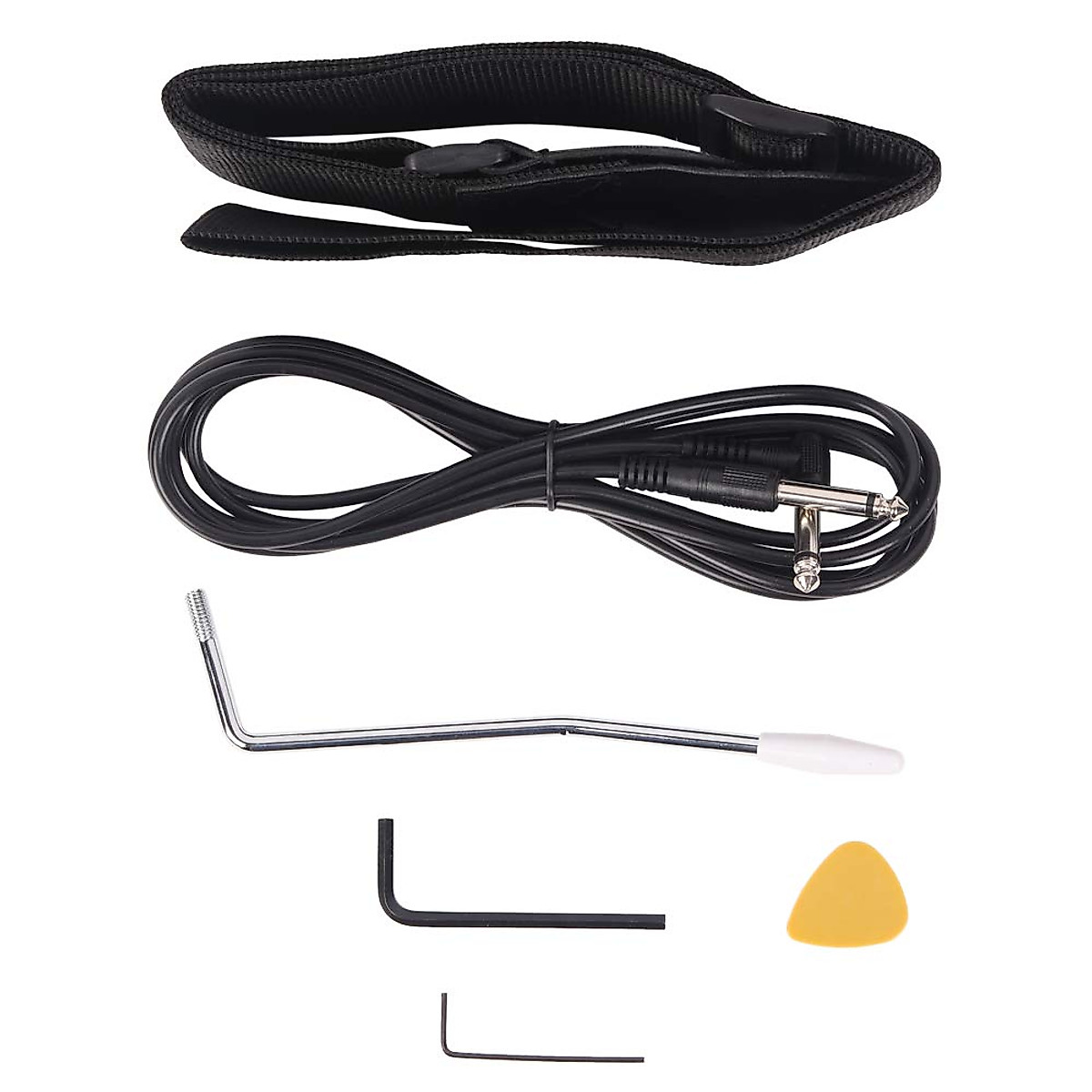 38 Inch Electric Guitar, Rosewood Fingerboard Electric Guitar, w/Picks, Strap, Cord, Bag, Tremolo Arm, for Beginner and Intermediate Performer (Sunset)