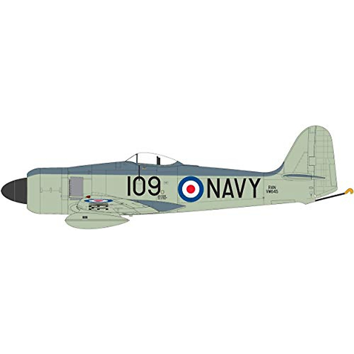 Airfix Hawker Sea Fury FB.11 'Export Edition' 1:48 Military Aircraft Plastic Model Kit A06106
