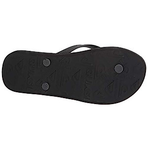 Quiksilver Men's Molokai 3 Point Flip Flop Sandal, Black 1, 11