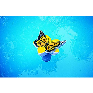 Poolmaster Chlorine Dispenser for Swimming Pools and Spas, Yellow Butterfly