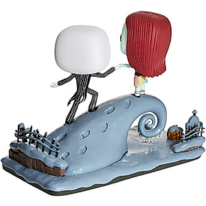 Funko Pop Movie Moment: Nightmare Before Christmas - Jack and Sally On The Hill Collectible Figure, Multicolor