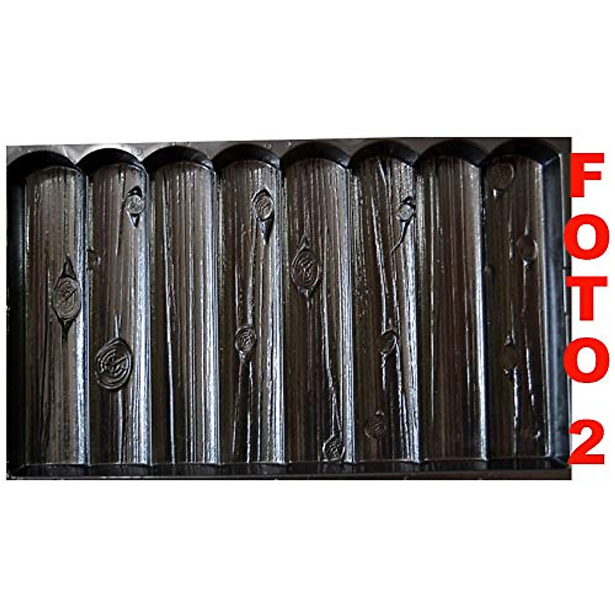 Concrete Molds DIY Sold 1 Piece Edge Stone Mold Log Edging Border Mold ABS Plastic Plaster Concrete Cement BR12