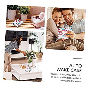UKCOCO E- Reader Case Ebook Case Ereaders Ebook Reader Case E- Auto Wake E-Reader Protective Case Protective Case for E- Pattern Protective Case Reader Plastic Protection Cap
