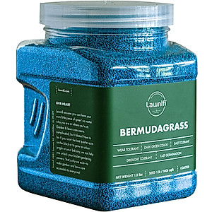 Lawnifi Bermuda Grass Seeds for Lawn, 1.8 lbs Covers 2,000 Sq Ft